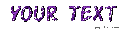 Glitter text generator!